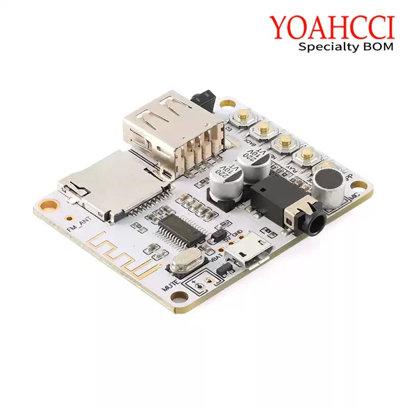 Bluetooth 4.2 Аудиоприемник FM-радио/MP3-плеер/инфракрасный пульт дистанционного управления/модификация динамика/модуль вызова