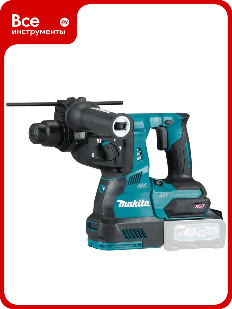 Аккумуляторный перфоратор Makita XGT BL 40В, SDS-PLUS, 40 В