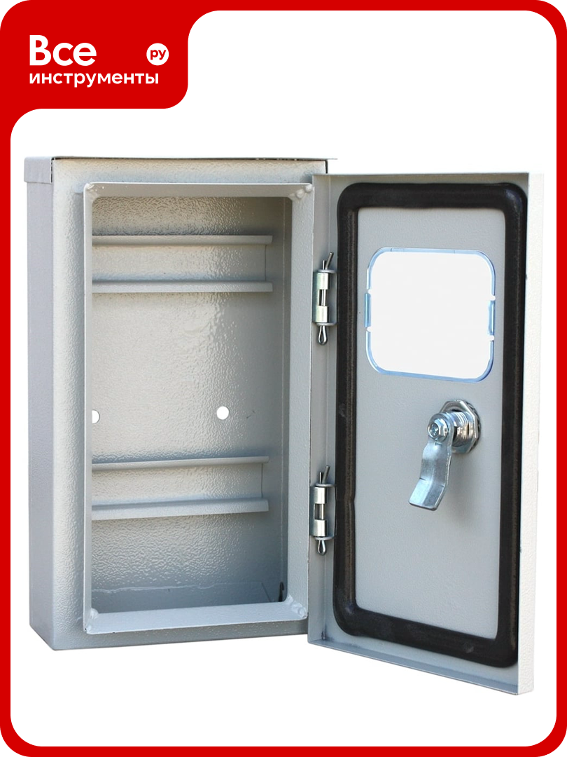 Металлический корпус DIRECT ELECTRIC ip 54 ЩРУ 1н-6 (под меркурий 201.) (285x170x100) DE16202059