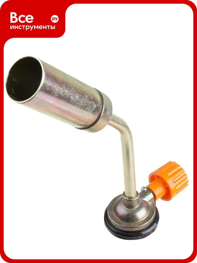 Механическая газовая горелка‑насадка REXANT GT‑16 для изобутана и бутана, с встроенным регулятором пламени