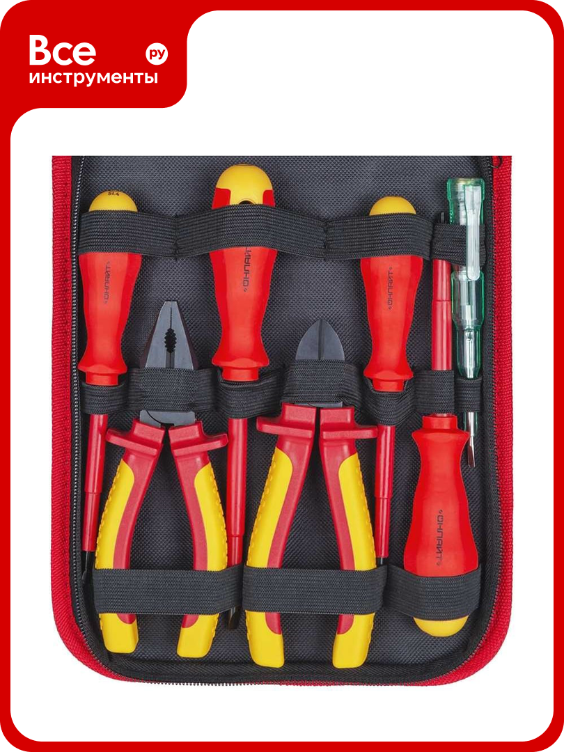 Набор инструмента онлайт 90 240 OHT-Ind07-H7 28303 90240, Инструменты имеют никелевое покрытие для защиты от коррозии