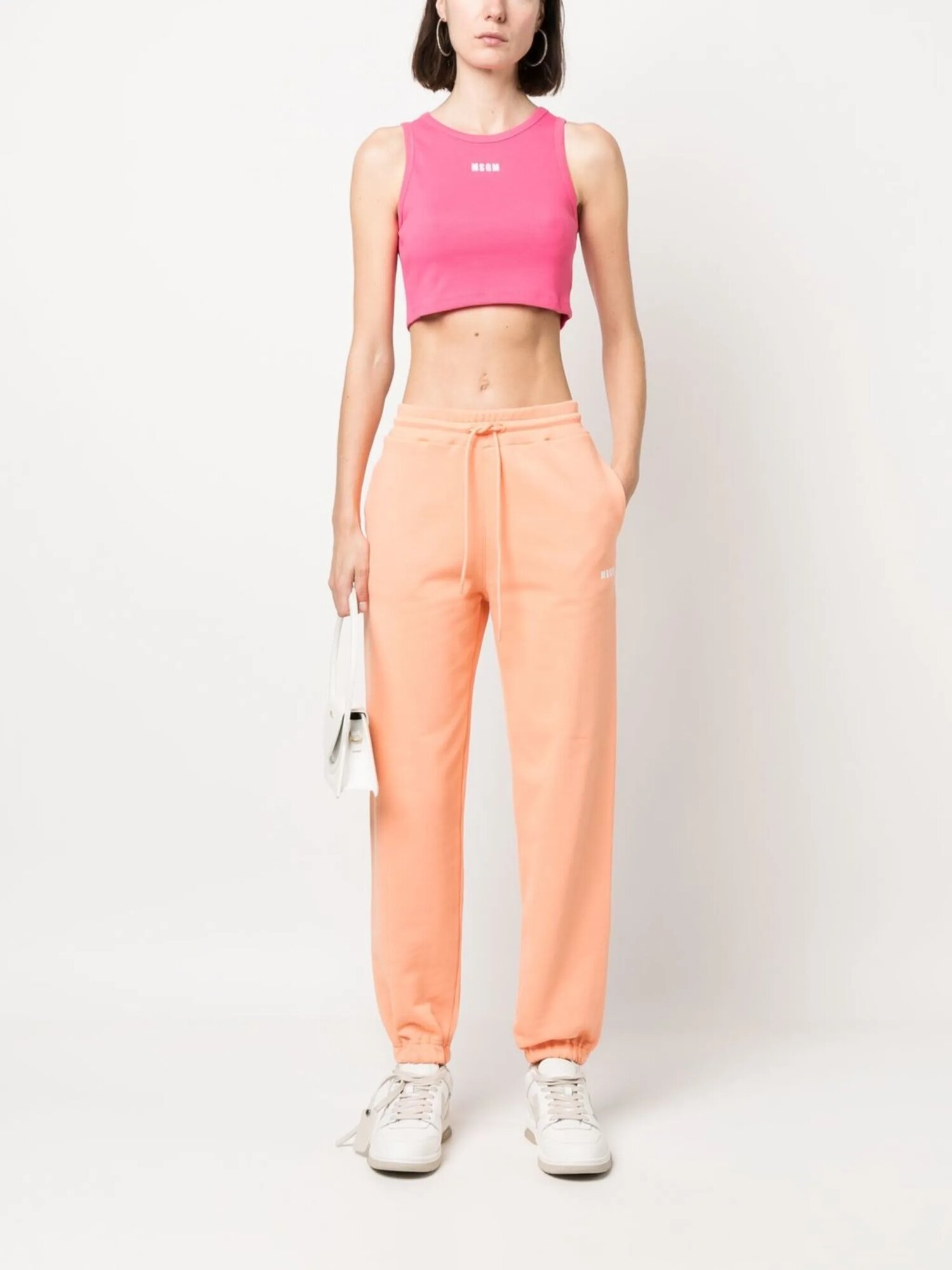 Топ MSGM, размер 42, pink — фото 1