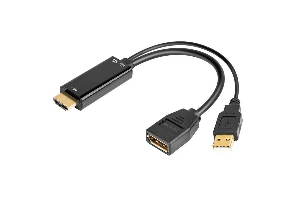 Адаптер-конвертер HDMI(m) в DisplayPort(f) PALMEXX PX/ADP-HDMI-DP 4К/60Гц