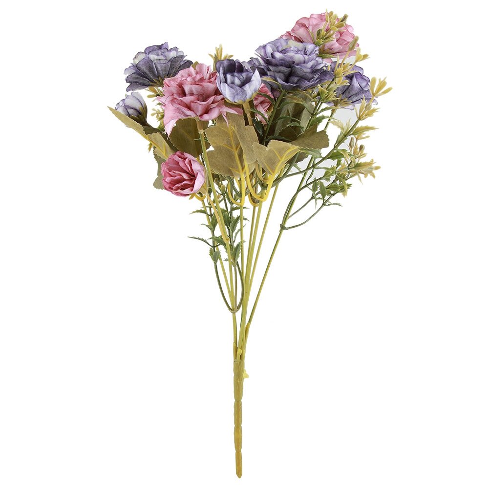 Искусственные фальшивые цветы роза камелия букет букет открытые растения дома свадебный декор для сада