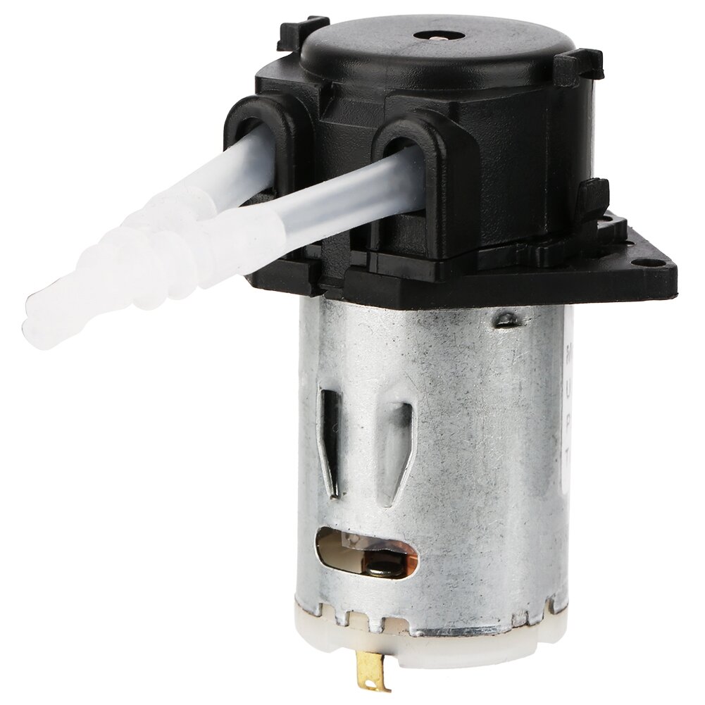 Дозирующий насос DIY перистальтическая трубчатая головка для химического анализа в аквариумной лаборатории (черный 24 В 3*5)