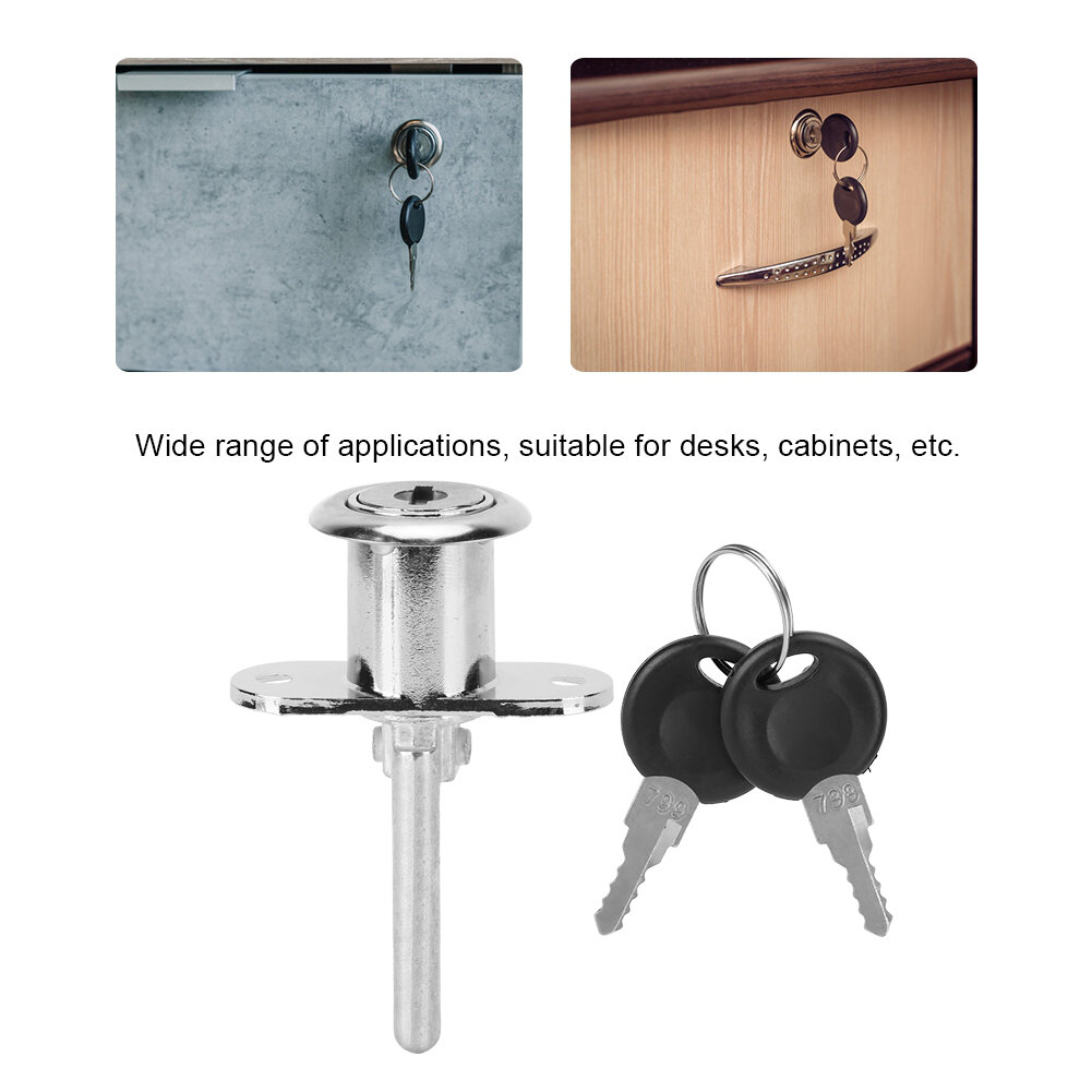 4 шт. кулачковый замок из цинкового сплава для ящика, офиса, тройного шкафа, стола, аксессуары для оборудования