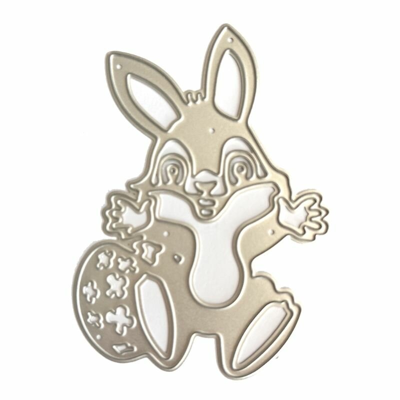 Металлические трафареты для вырезания кролика для скрапбукинга и тиснения