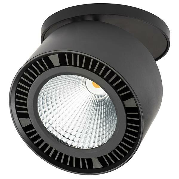 213847 Светильник FORTE INCA LED 40W 3400LM 30G черный 3000K