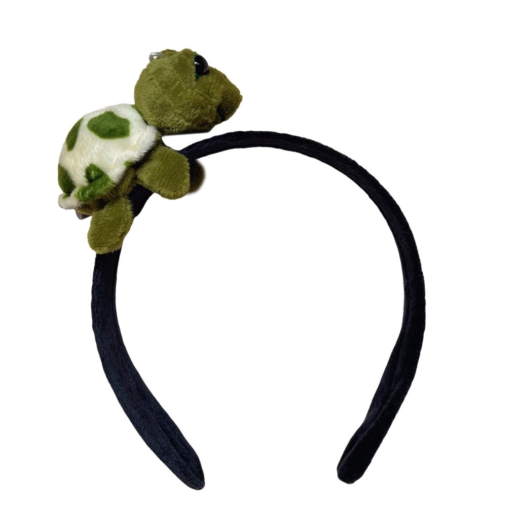 Plush Tortoise Hair Rope Women Hair Styling Accessories Cartoon Hair Rope Brooches