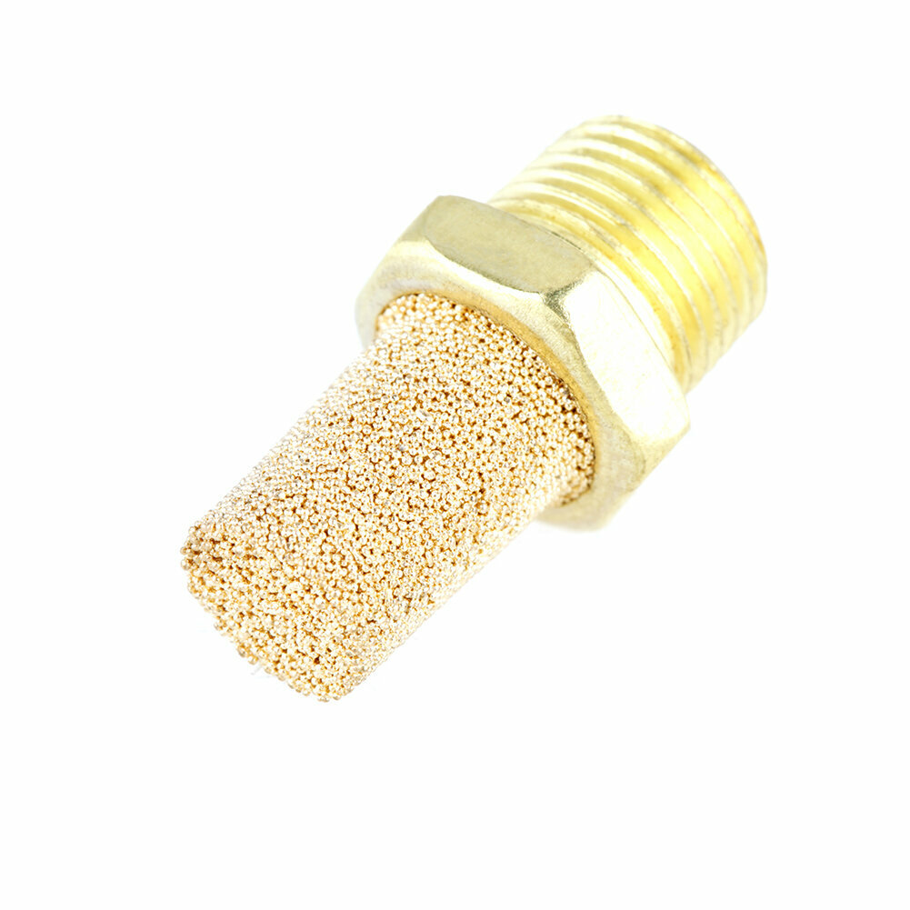 25шт/набор Глушитель шума пневматического выхлопа с внешней резьбой G1/8, фильтр-шумоподавитель