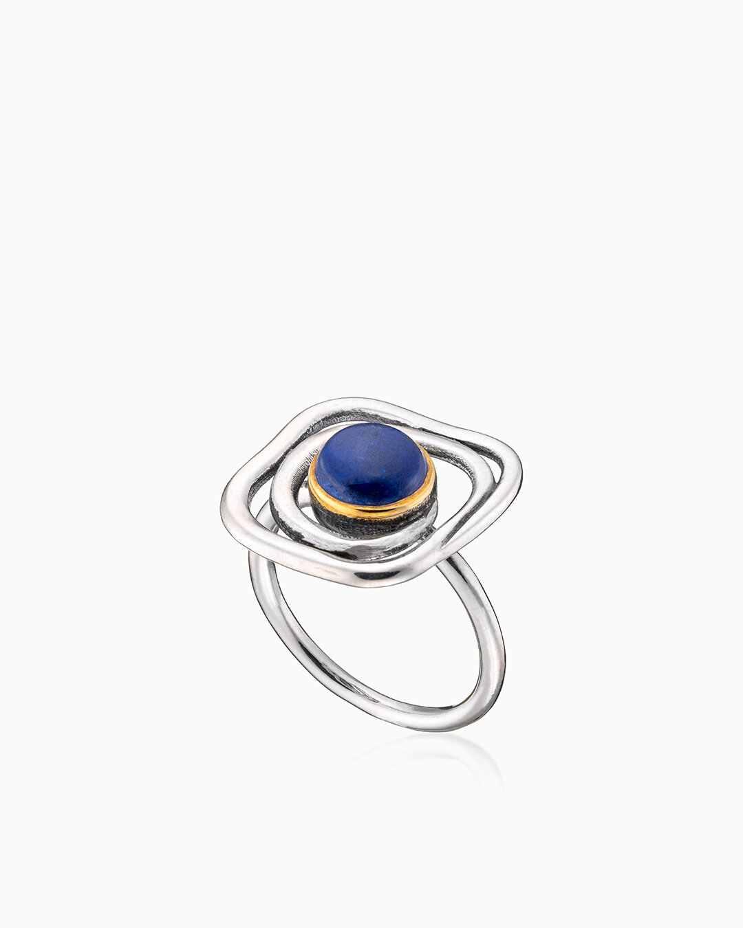 Ювелирный комплект, серебро, 925 проба, ларимар