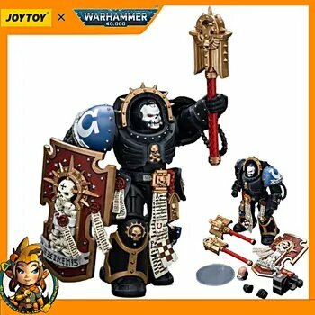 Аниме фигурки Warhammer 40000 JOYTOY 1/18 Ultramarines Chaplain in Terminator Armour