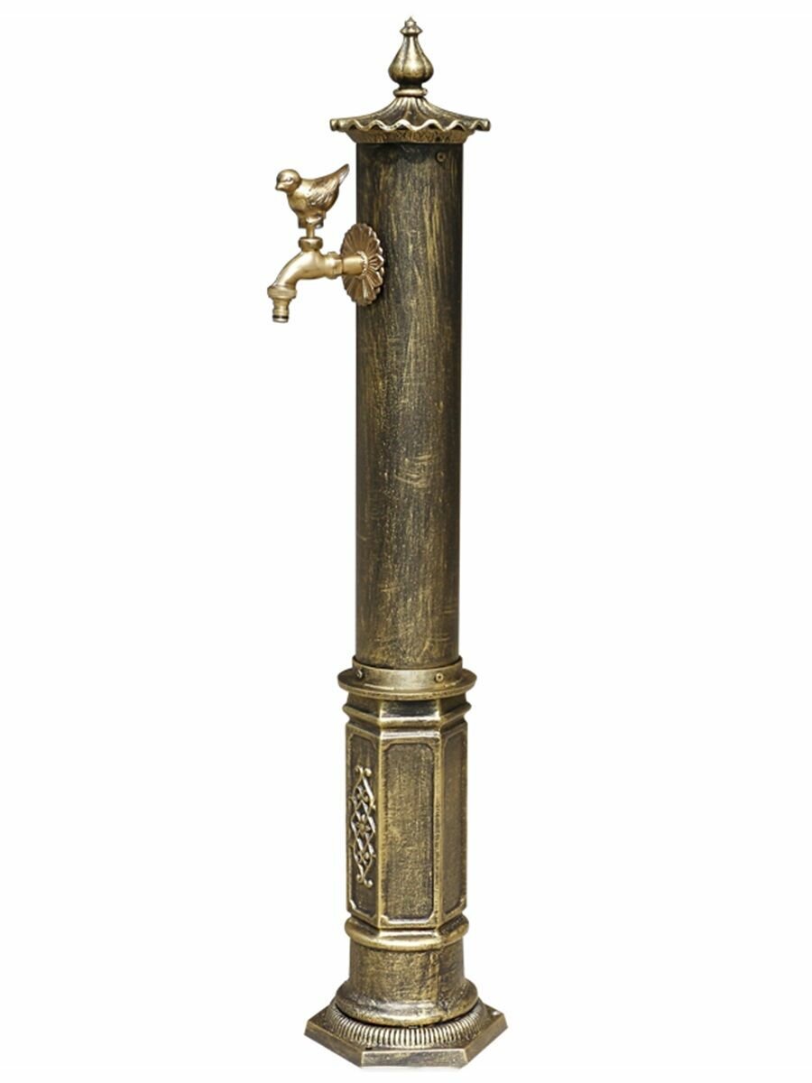 Водяная колонка с краном Умывальник для дачи, Форма птицы, алюминий, подходит для ферм, небольших вилл.