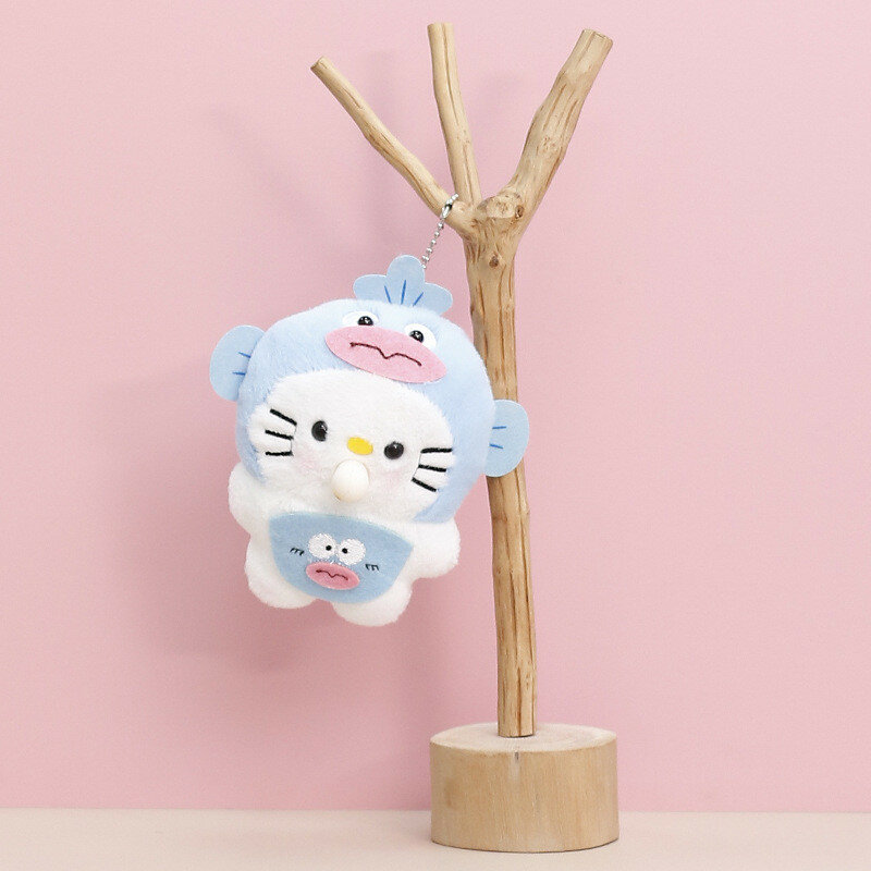 Charming cat plush toy for kids soft short plush doll perfect gift idea