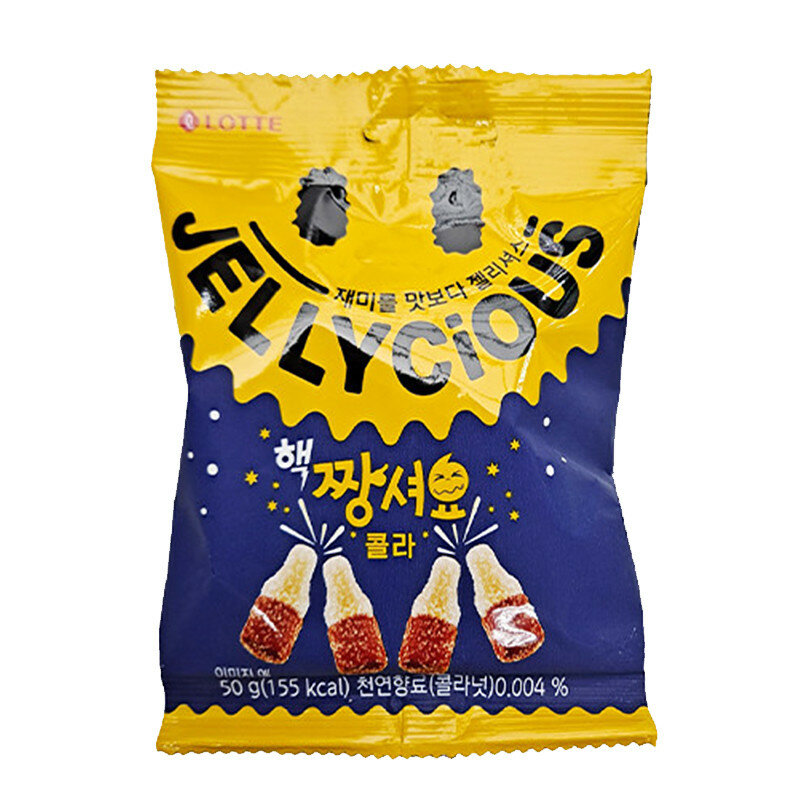 Жевательный мармелад Jellycious со вкусом колы 50 г, Южная Корея