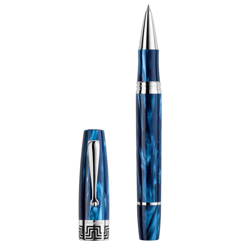 Ручка-роллер Montegrappa Extra 1930 New Edition Mediterranean Blue. Артикул EXTR-BL-RB
