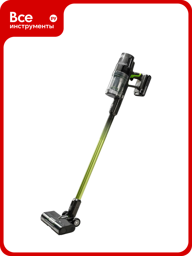 Беспроводной вертикальный аккумуляторный пылесос Greenworks 24V, с 1хАКБ 4 Ач и ЗУ 4700607UB