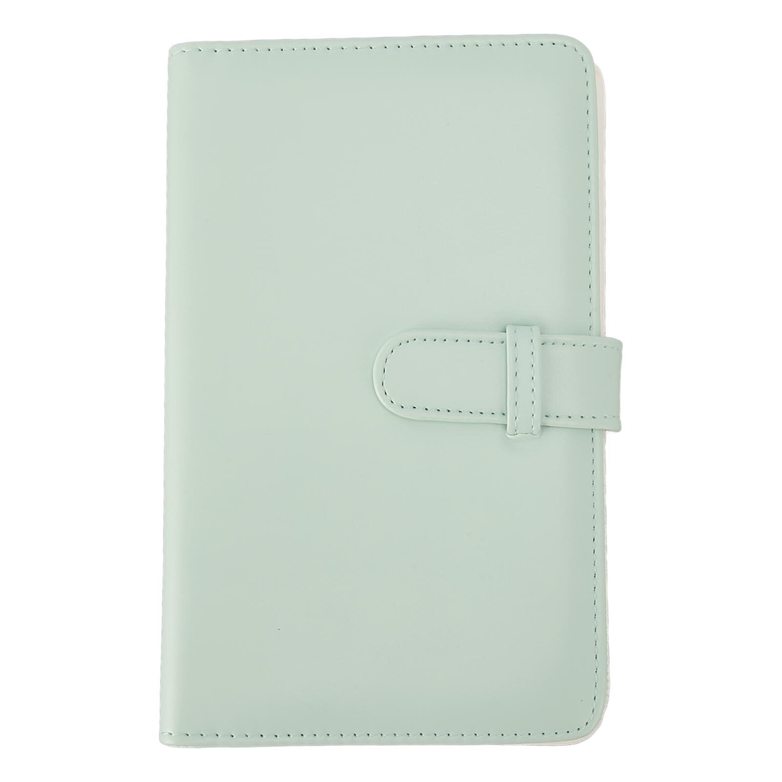 Фотоальбом на 96 карманов для снимков Instax Mini, обложка из искусственной кожи с защелкой.