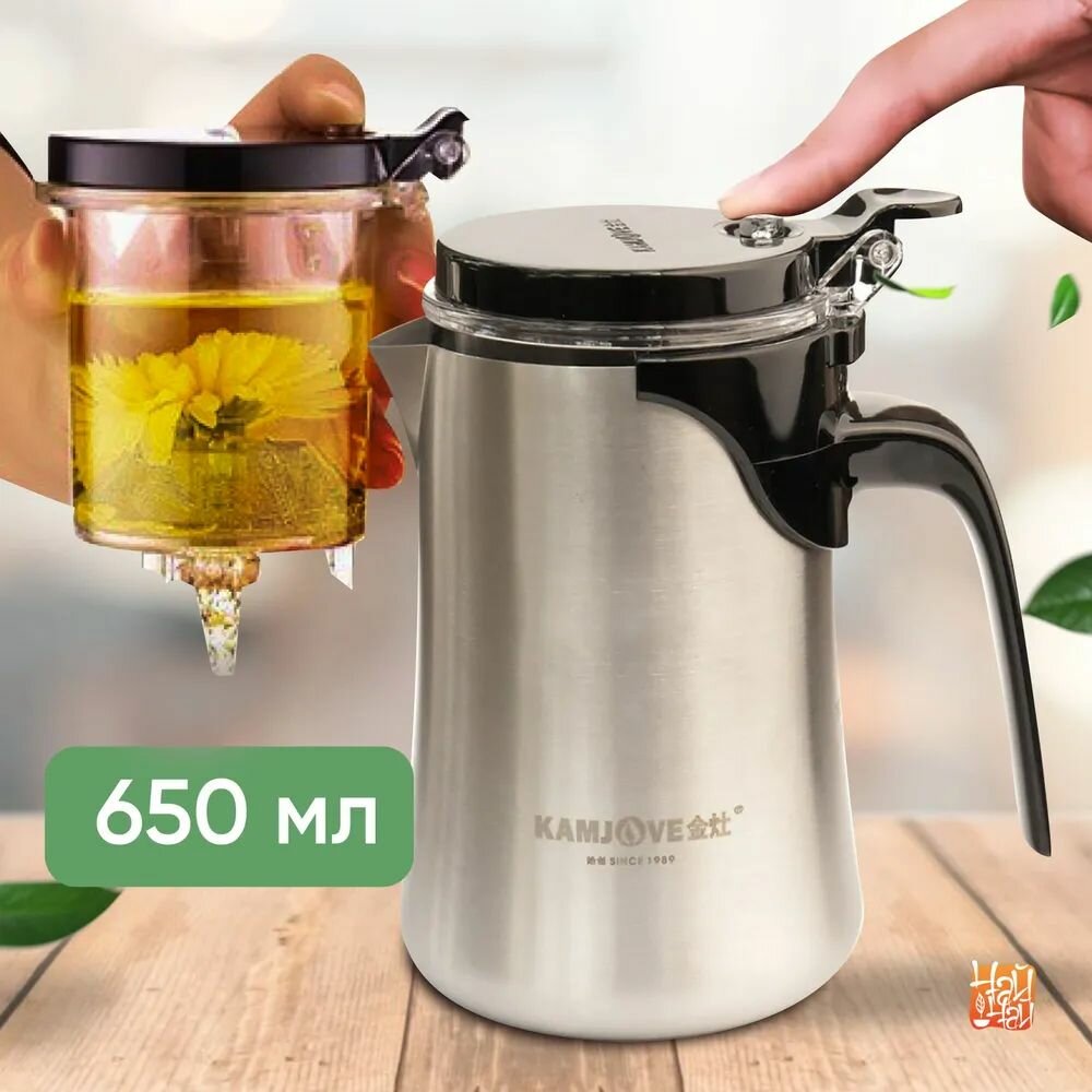 Чайник Гунфу "изипот", 650 мл