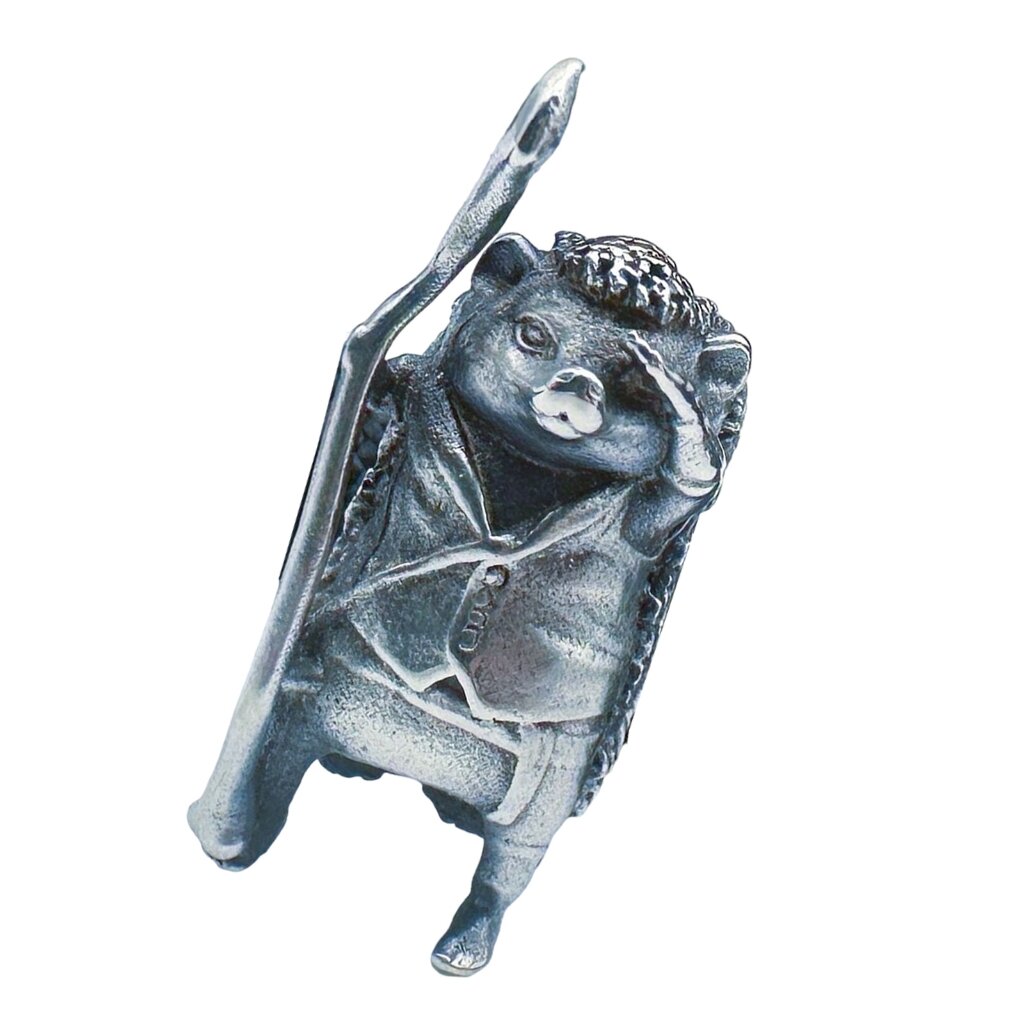 Бусины на шнурке в форме ежа Модные латунные бусины из парашютного шнура Долговечны