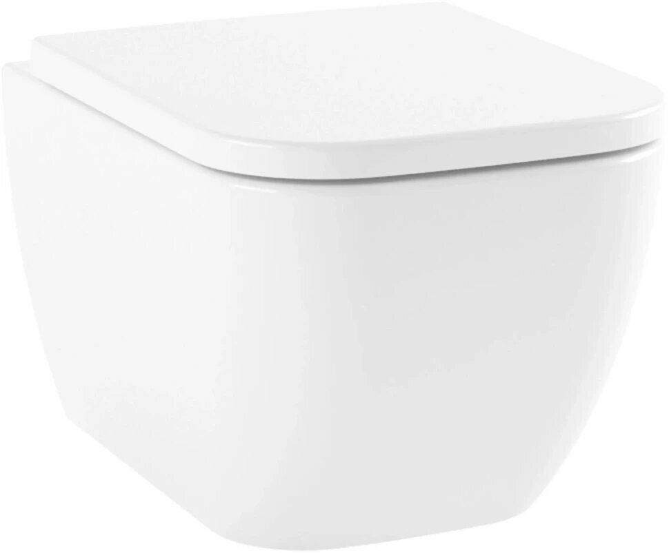 Унитаз подвесной Lavinia Boho One 3302103R + 33290200 безободковый, с сиденьем микролифт, белый