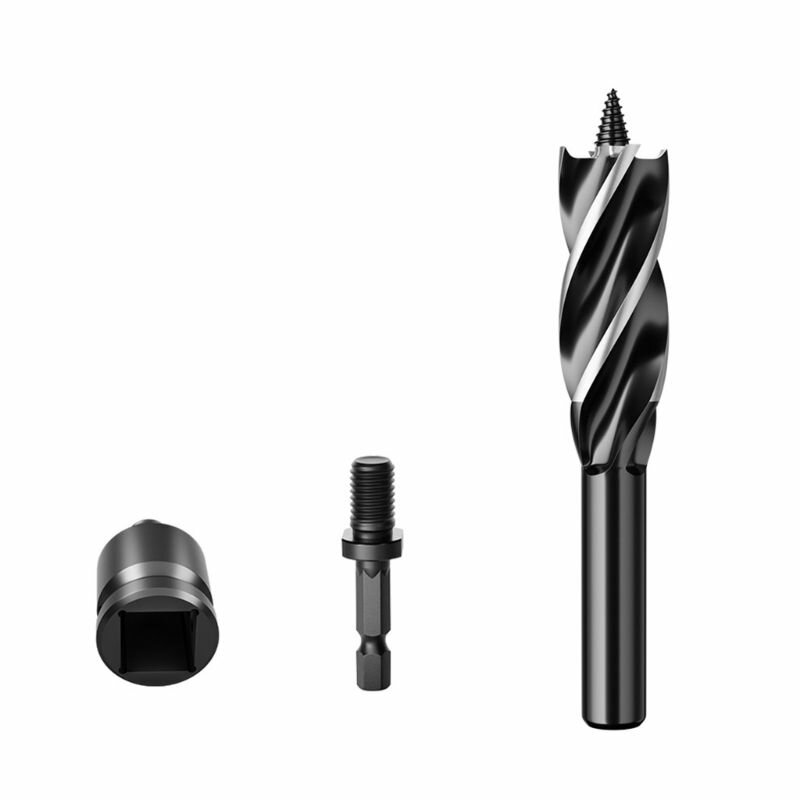 (1 набор) Ручное перовое сверло (ложечное сверло) с шестигранным хвостовиком, 4 канавки/4 резца - 22 мм