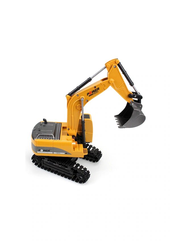 258-1 6-канальный 2.4g 1/24rc радиоуправляемый инженерный металлический экскаватор с зарядкой радиоуправляемая машина