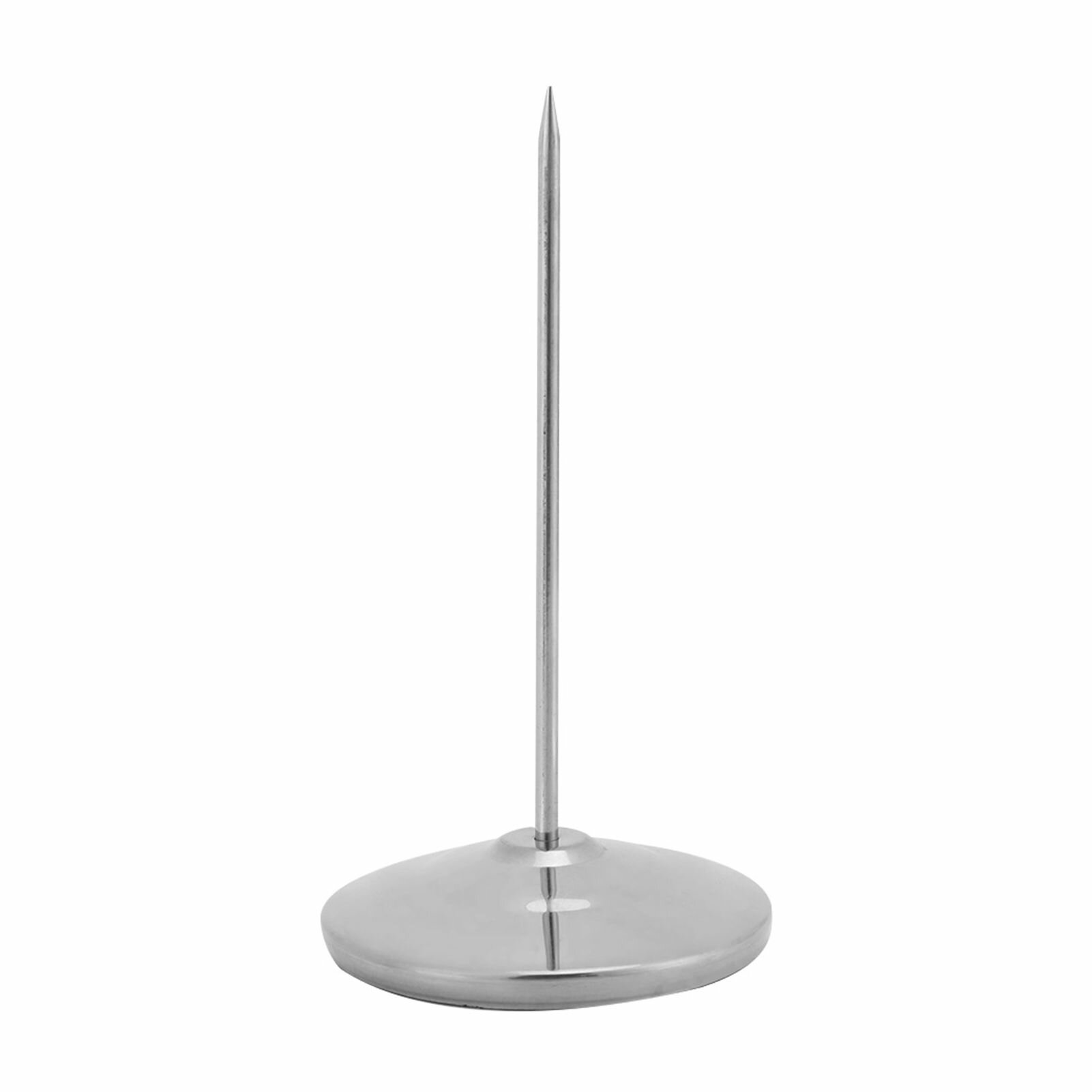 Держатель для бумажных заметок из нержавеющей стали, прямой, для офисного стола, органайзер для счетов в ресторане, серебристый