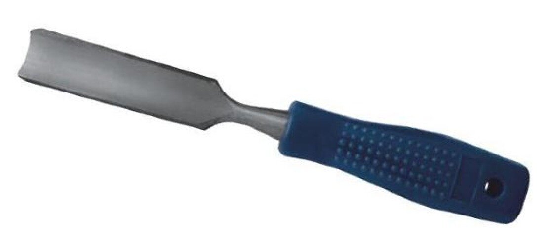 Стамеска USP / УСП FIT полукруглая, из металла и пластика, цвет синий, ширина 16мм / инструменты