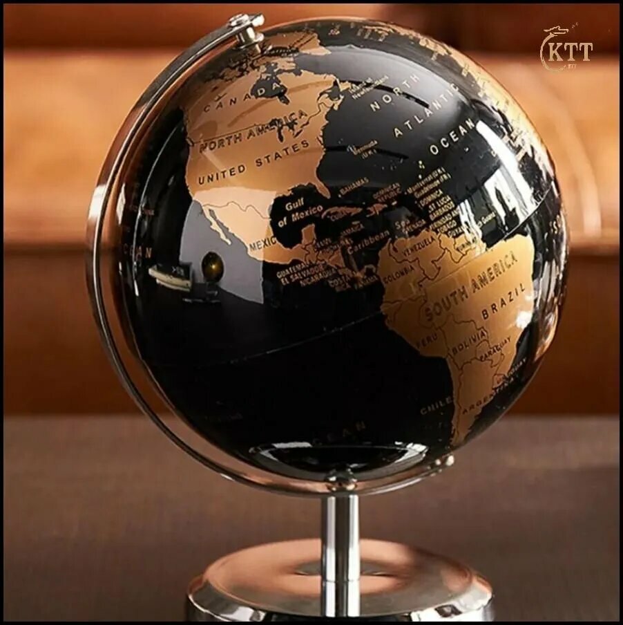 Декоративный глобус，Офис кабинет, рабочий стол гостиная украшения для дома