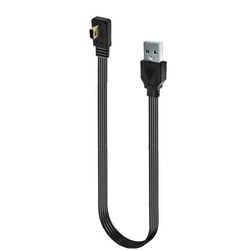 Плоский кабель для передачи данных от USB к Mini USB-0,2 м-прямая головка