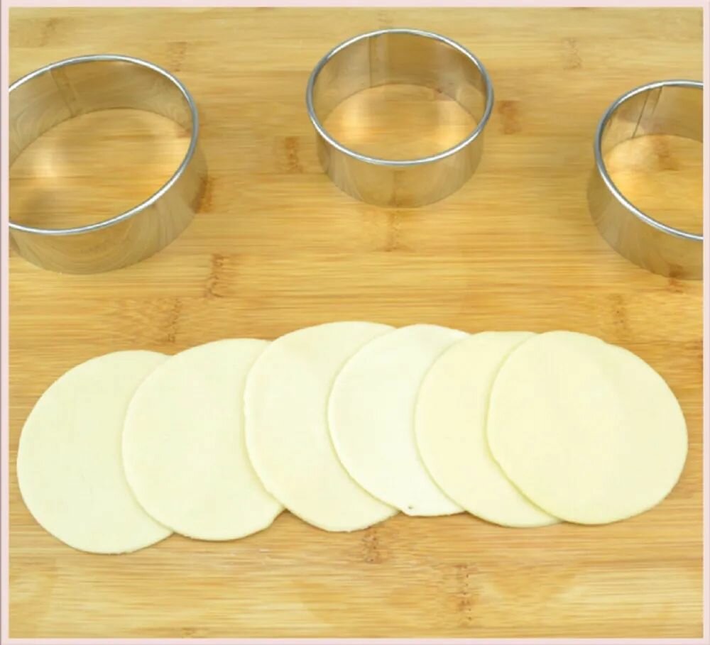 Форма для лепки пельменей и вареников, печенья, для вырубки теста; Кольцо для выпечки кулинарное кондитерское;