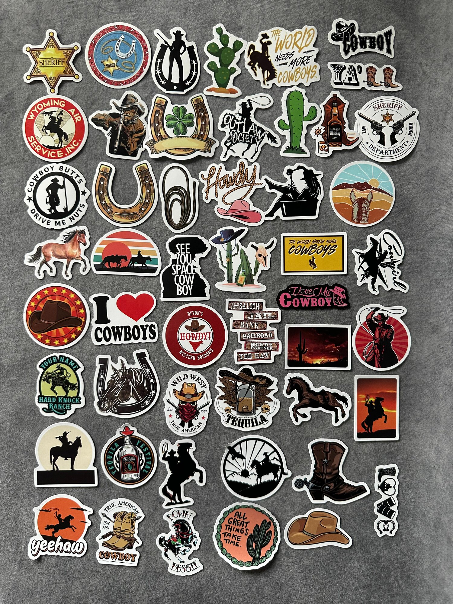 Наклейки, стикеры Ковбой, Шериф