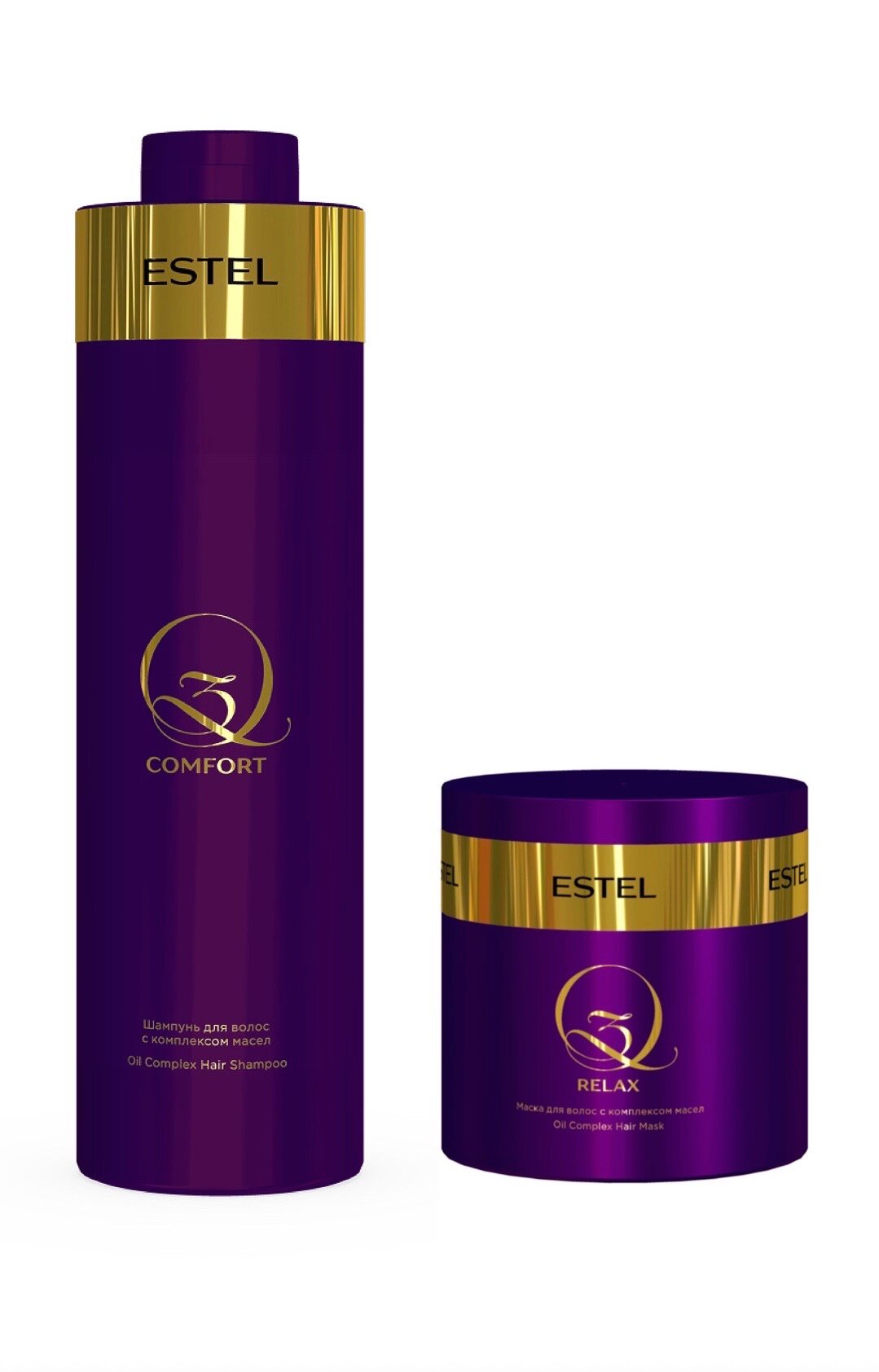 Набор ESTEL / Шампунь Q3 Comfort 1000мл + Маска для волос с комплексом масел Q3 RELAX 300 мл