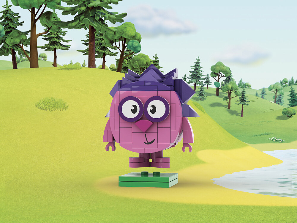 Конструктор Brick Labs Смешарики AB-1502 Смешарики: Ёжик