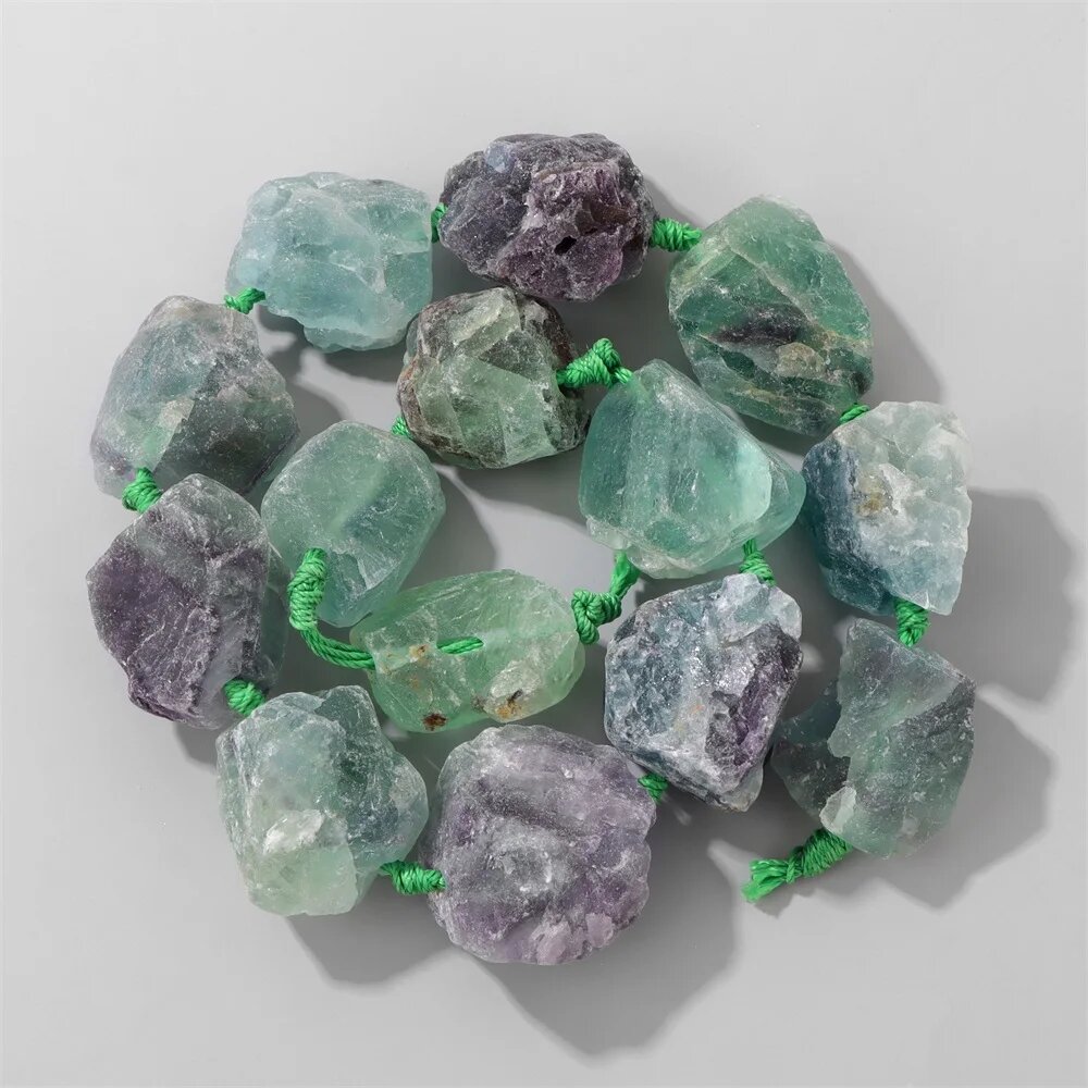 Натуральные белые кварцевые бусины vinswet 7-8 шт. Изумрудный, 10 Fluorite