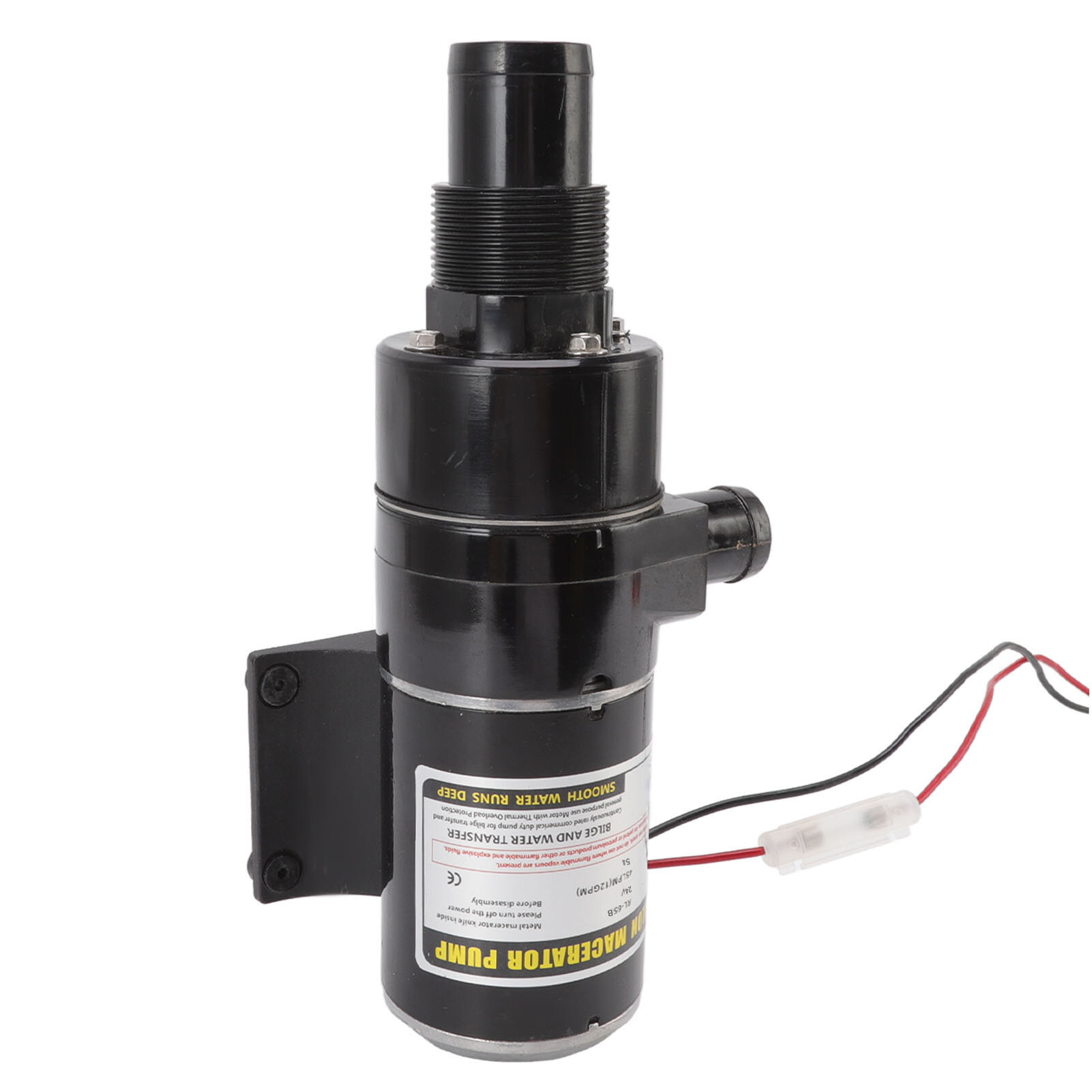 Насос для сточных вод предотвращает засорение, многофункциональная защита, эффективный насос-измельчитель для туалета, кухни, яхты, автофургона, 24 В