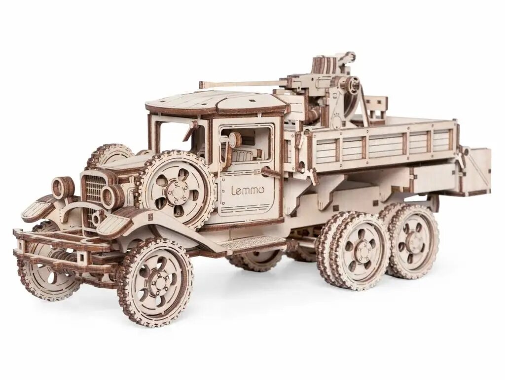 Сборная модель из дерева Lemmo Грузовик ЗПК-1