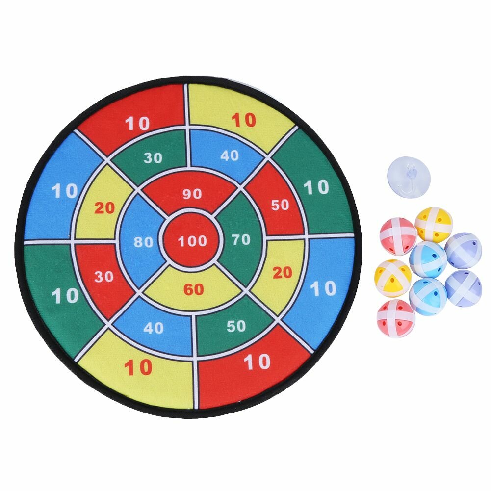 Фланелет прочный мультяшный легкий детский дартс на присоске для занятий спортом в помещении и на открытом воздухе игрушка-палка с мячом