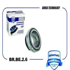 Подшипник выжимной сцепления br. be.2.6 daewoo nexia, lanos 1.6 16 кл BRAVE арт. br. be.2.6