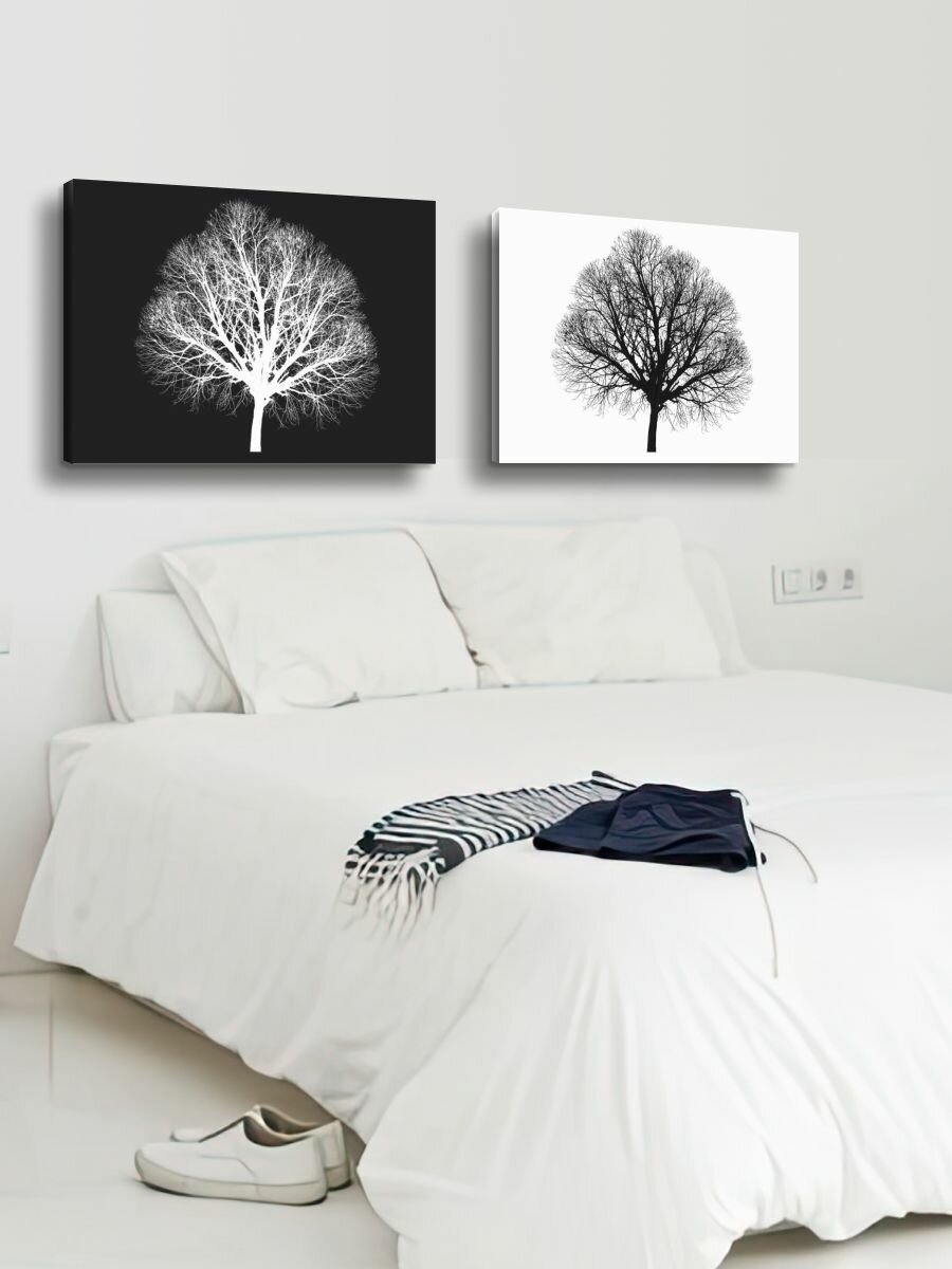 Картина Контраст жизни на стену 70х50 2 шт