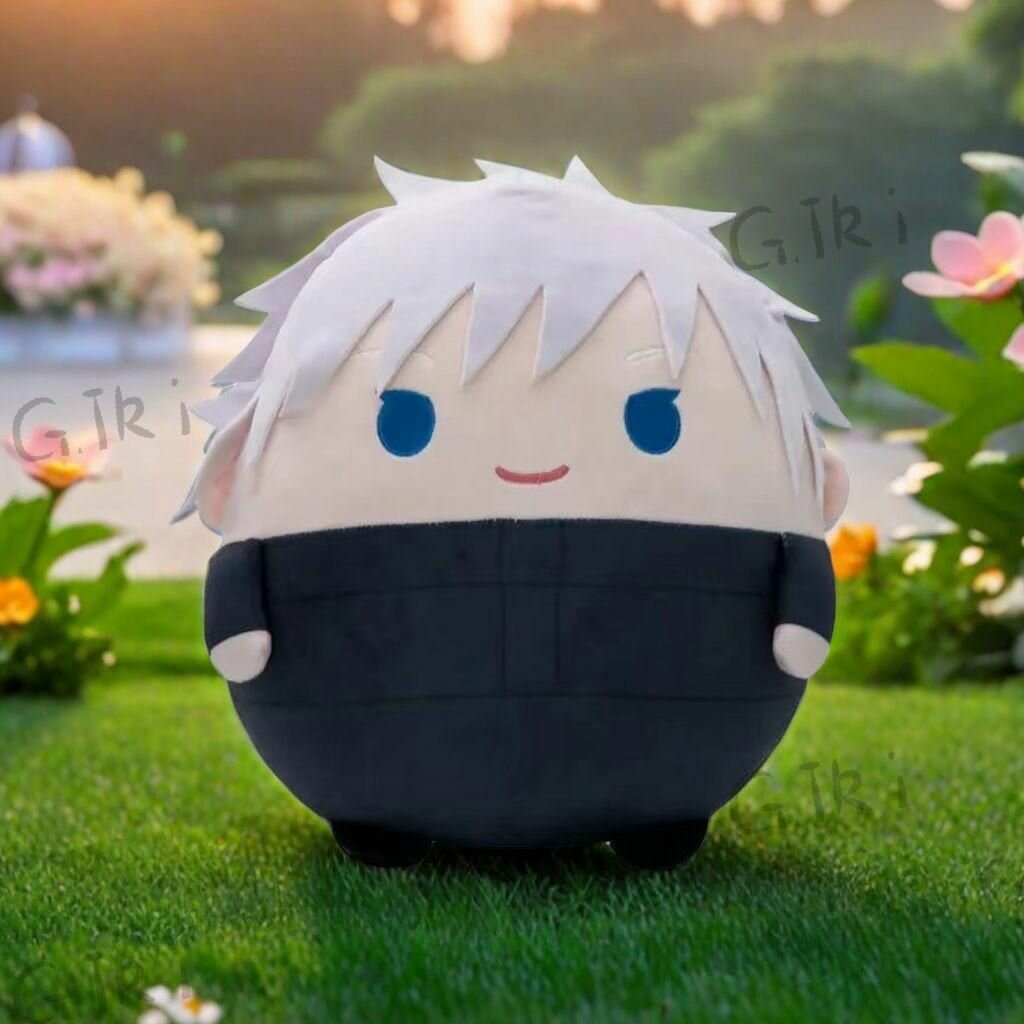 Аниме Мягкие Игрушки Магическая битва Сатору Годзё / Jujutsu Kaisen Satoru Gojo , Плюшевая Куклаигрушка 22СM