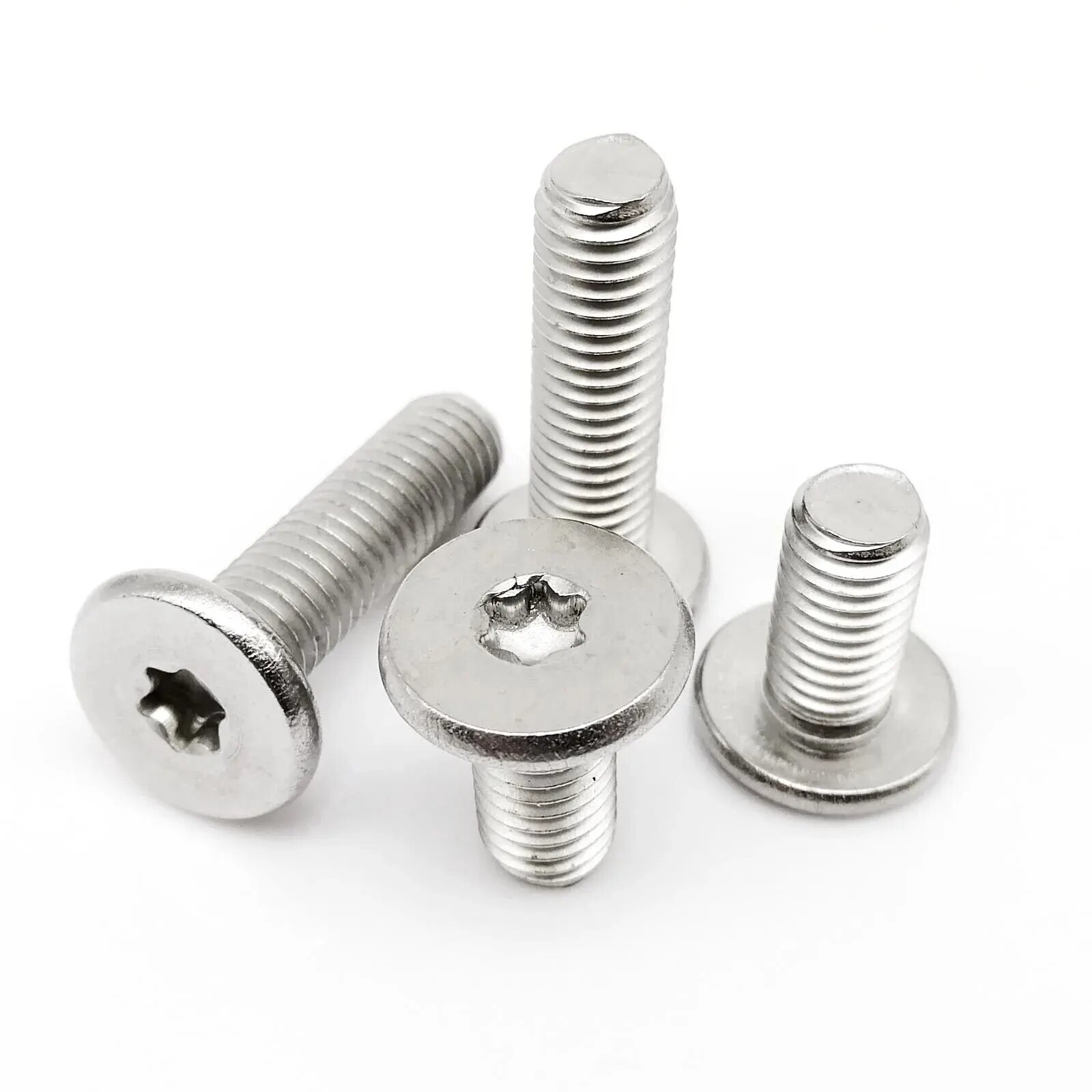 Ультратонкие винты Torx из нержавеющей стали 304 M1.6 M2 M2.5 M3 M4 M5 M6 M8 100pcs M2.5x6mm