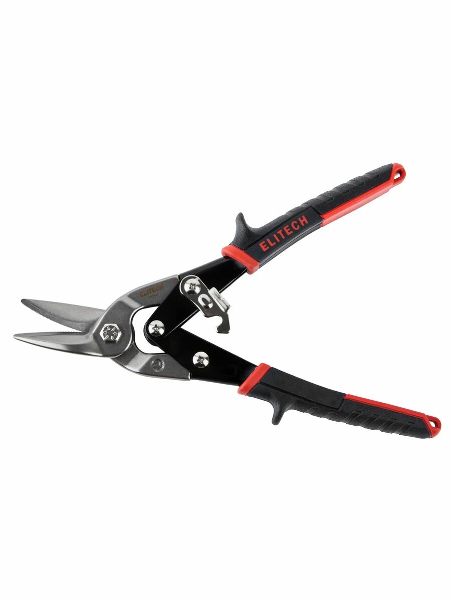 Ножницы по металлу ELITECH 140102, 250мм, HRC 56-60
