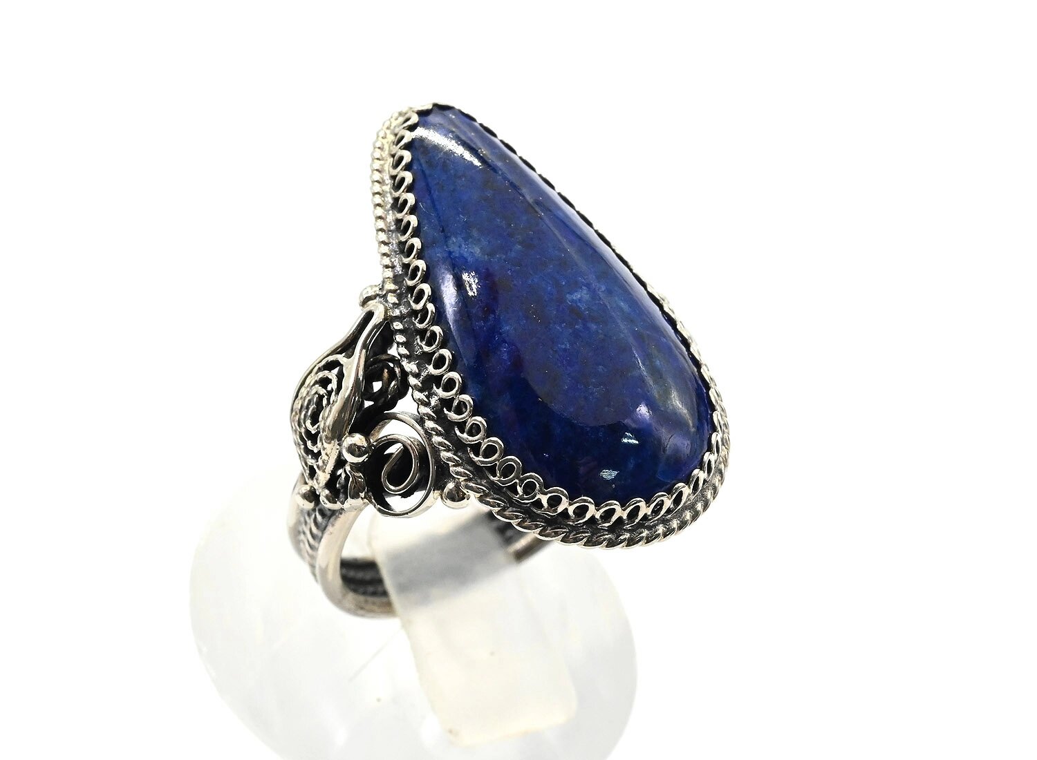 Кольцо, лазурит