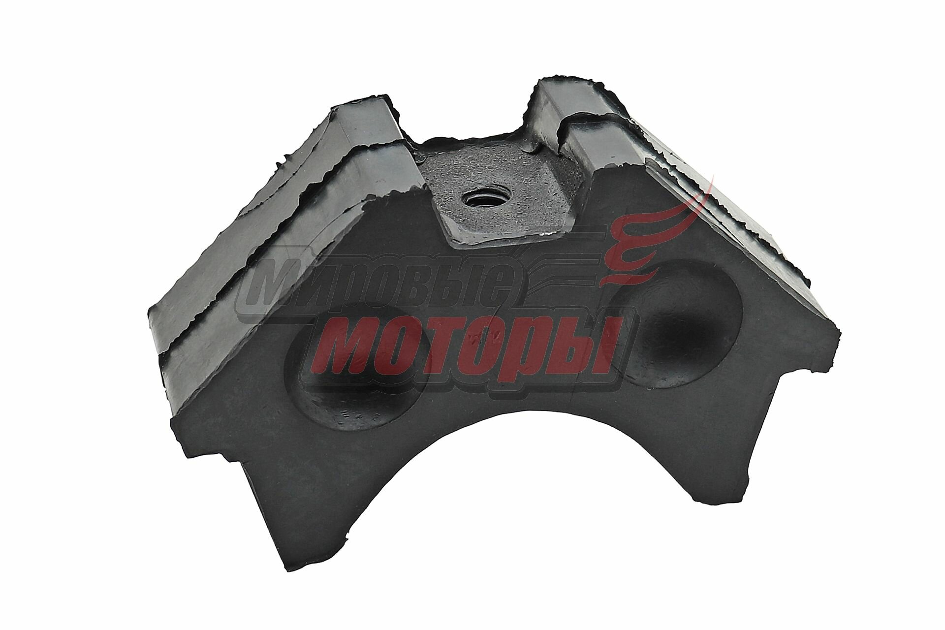 Рессора седла раздельного Урал (резина) (6213041) (амортизатор седла-бабочка) (завод)