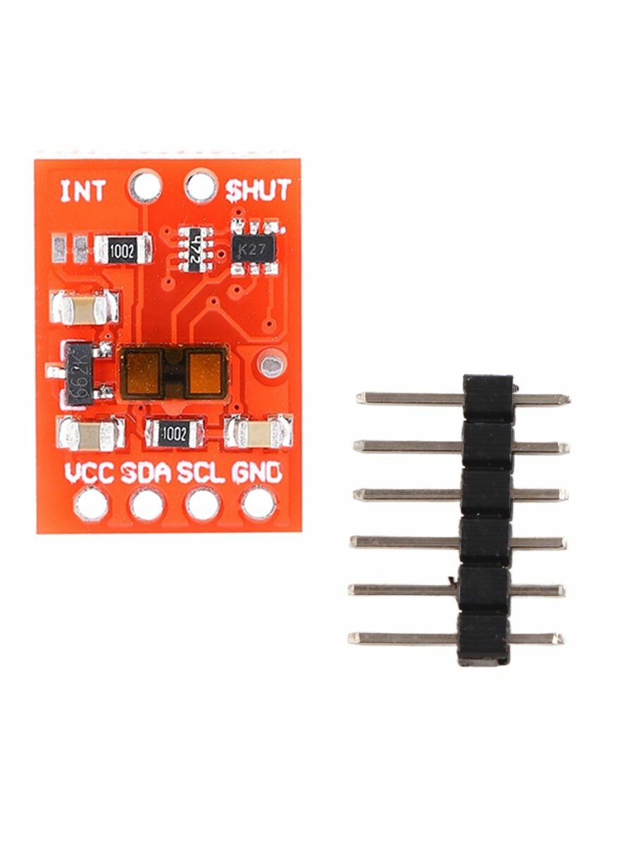 VL53L1X Лазерный модуль измерения расстояния ToF по времени полета, диапазон 4 см-4 м, модуль датчика расстояния высокой точности от 4 см до 4 м