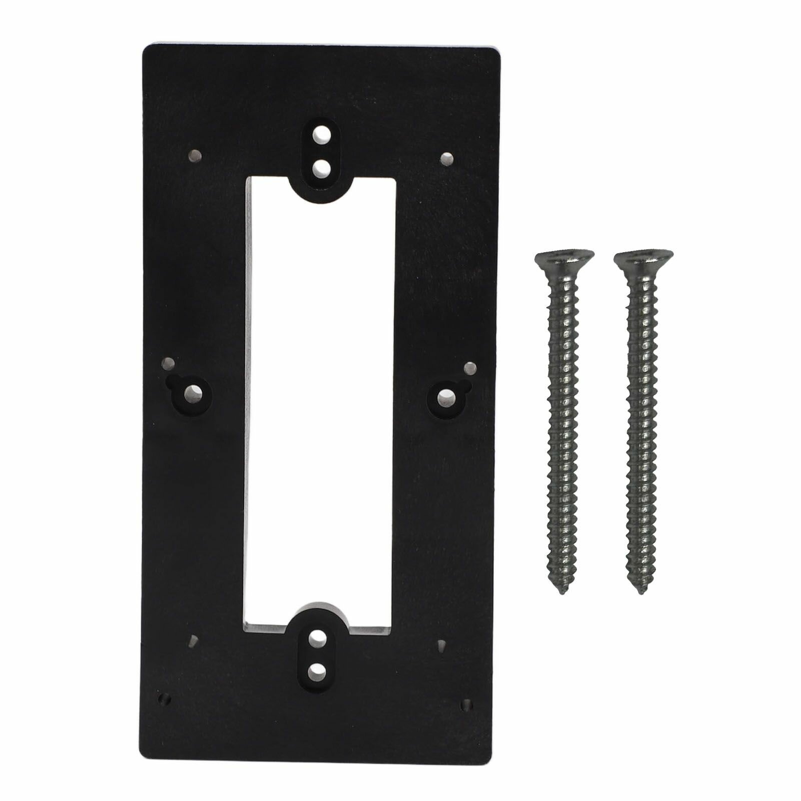 Универсальное крепление для видеодомофона, многофункциональный кронштейн с мягкой фиксацией для дверных звонков большинства марок, черный, простая установка и снятие