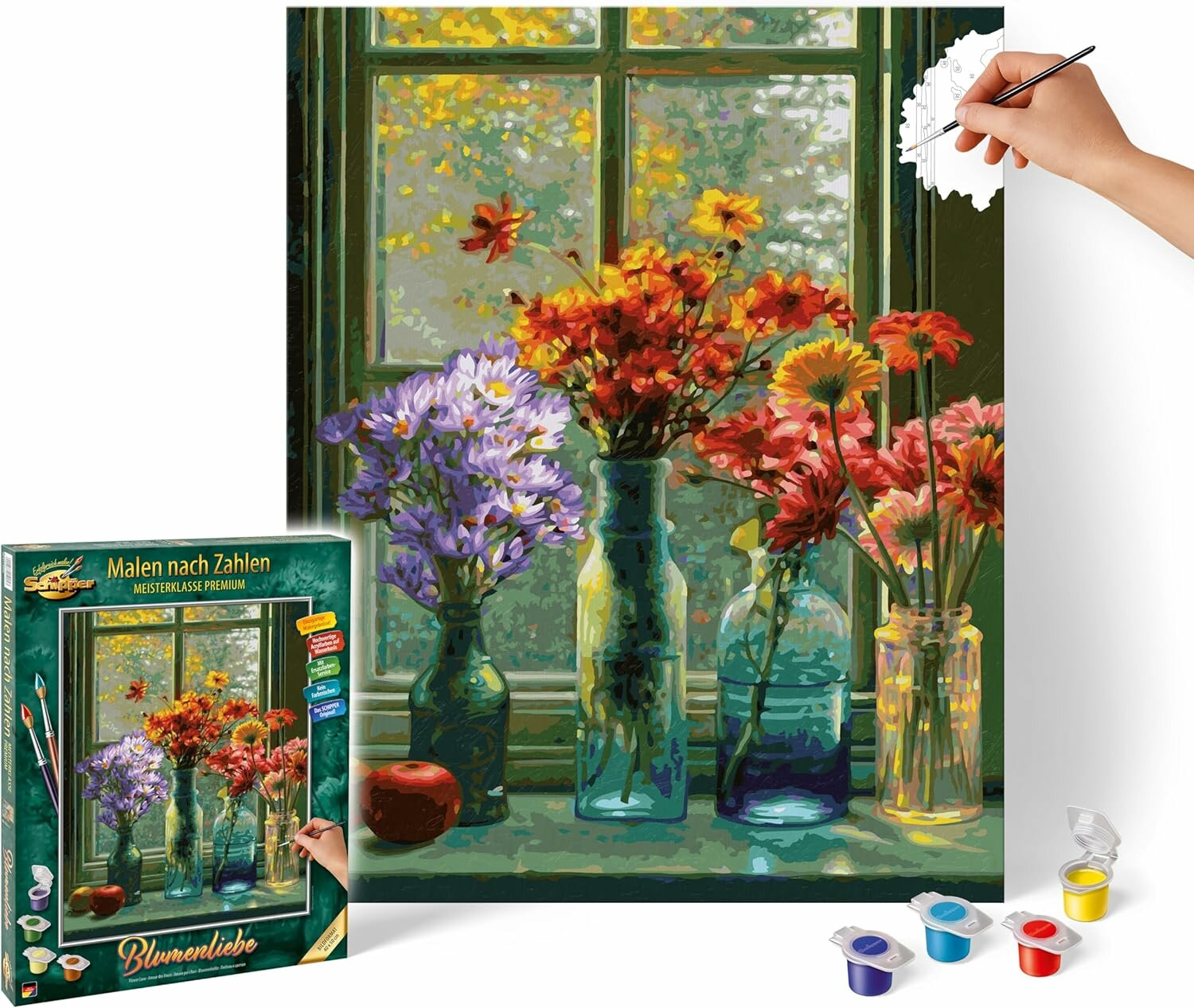 Набор для рисования по номерам Schipper - Картина по номерам Цветочная любовь, 40 x 50 см - Шиппер 609130905