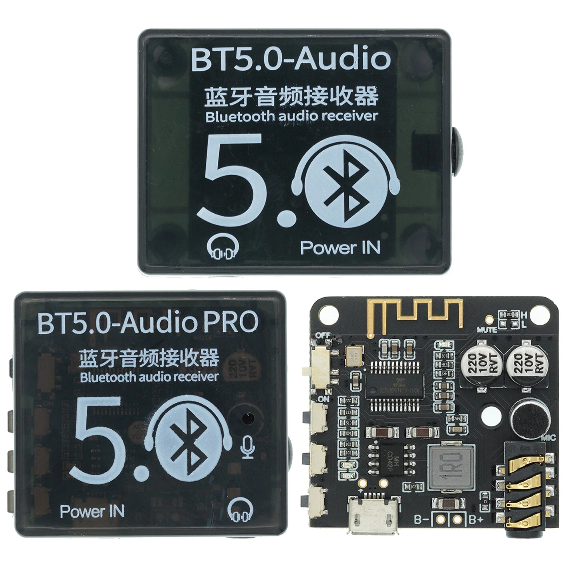 Мини декодер аудио BT5.0 Pro, цвет BT5.0 Pro — фото 1